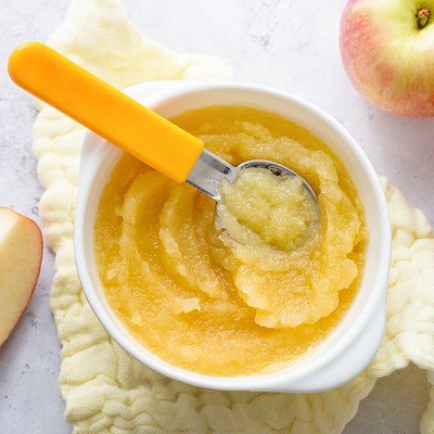 Homemade apple puree healthy baby | Free Photo - rawpixel