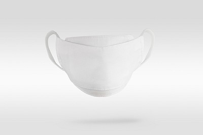 White protective cloth mask design | Premium PNG - rawpixel