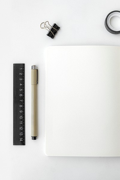 Blank plain notebook page stationary | Premium PSD Mockup - rawpixel