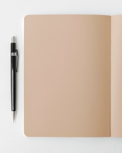 Blank plain brown notebook page | Premium PSD Mockup - rawpixel