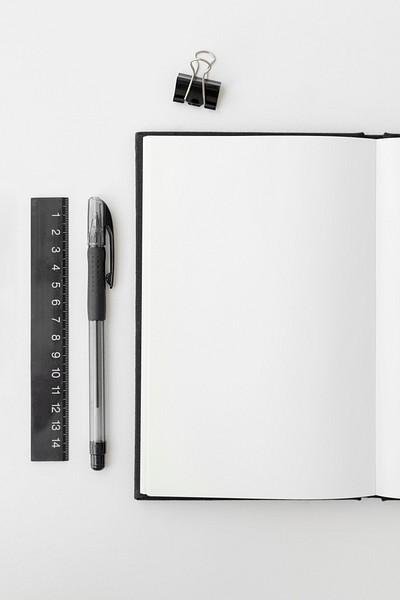 Blank plain notebook page stationary | Premium PSD Mockup - rawpixel