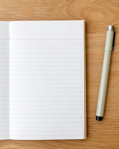 Blank plain white notebook page | Premium PSD Mockup - rawpixel
