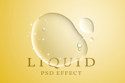 Liquid PSD effect easy-to-use photoshop | Premium PSD Add-on - rawpixel