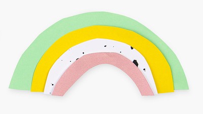 Rainbow png design element DIY | Premium PNG Sticker - rawpixel