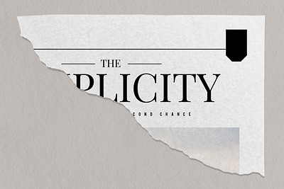 Ripped newspaper png clipart, vintage | Premium PNG Sticker - rawpixel