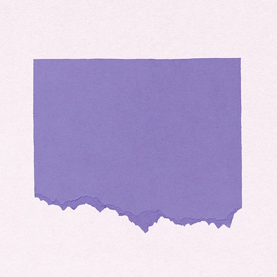Purple ripped paper sticker, scrapbook | Premium PSD - rawpixel