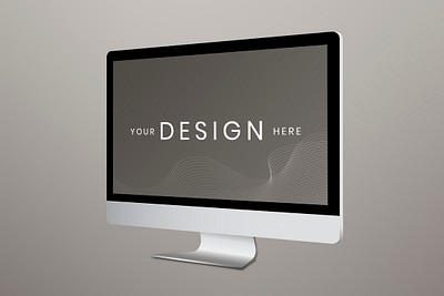 Blank computer screen mockup design | Premium PSD Mockup - rawpixel