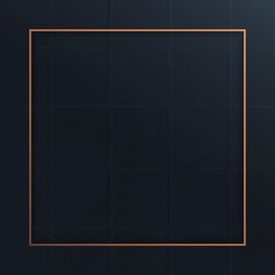 Blank square bronze frame template | Premium Vector - rawpixel