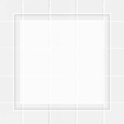 Blank square white tile frame | Premium Vector - rawpixel