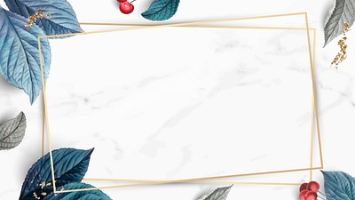 Botanical rectangle frame design vector | Premium Vector - rawpixel