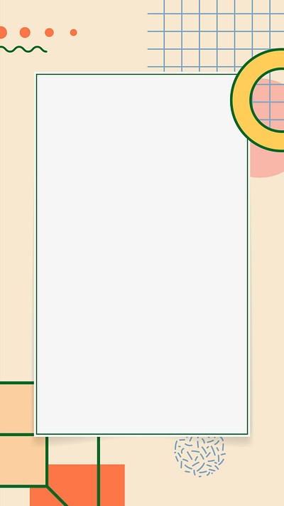 Pastel Memphis Facebook story background | Premium Vector - rawpixel