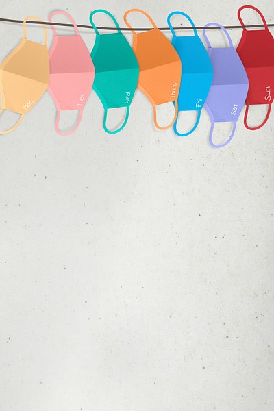 Weekly masks hanging to dry | Free Photo - rawpixel