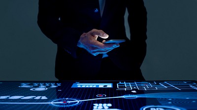 Businessman using his mobile phone | Premium Photo - rawpixel