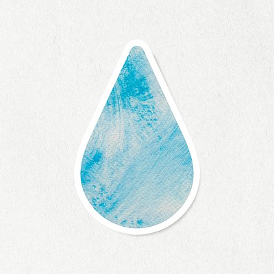 Watercolor textured paper water drop | Premium PSD - rawpixel