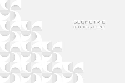 White geometric background design vector | Free Vector - rawpixel