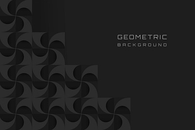 Black geometric background design vector | Premium Vector - rawpixel