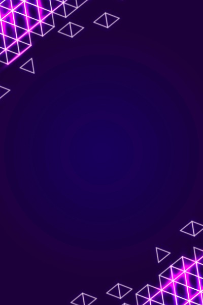 Geometric purple neon border design | Premium PNG - rawpixel