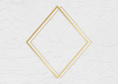 Golden framed rhombus wall texture | Premium PSD - rawpixel