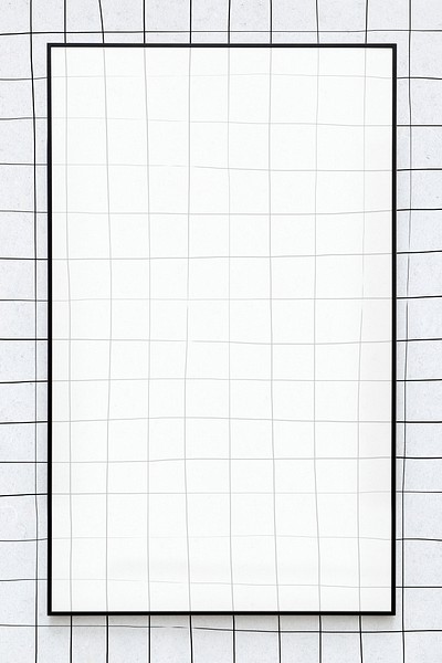 Black gray grid frame psd | Premium PSD - rawpixel