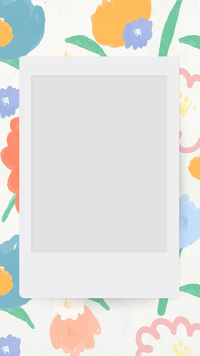 Instant camera frame png flower | Premium PNG - rawpixel