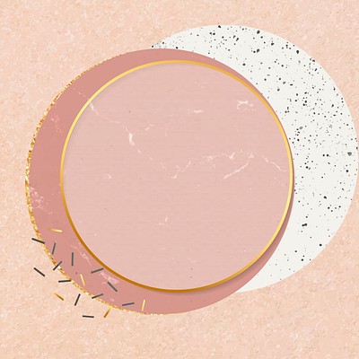 Gold round frame background vector | Premium Vector - rawpixel
