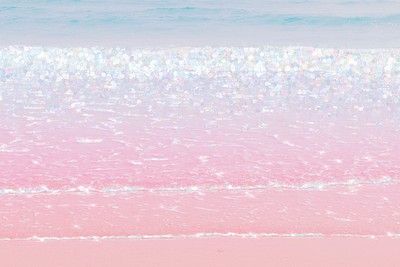 Sparkle beach waves pastel image | Premium Photo - rawpixel