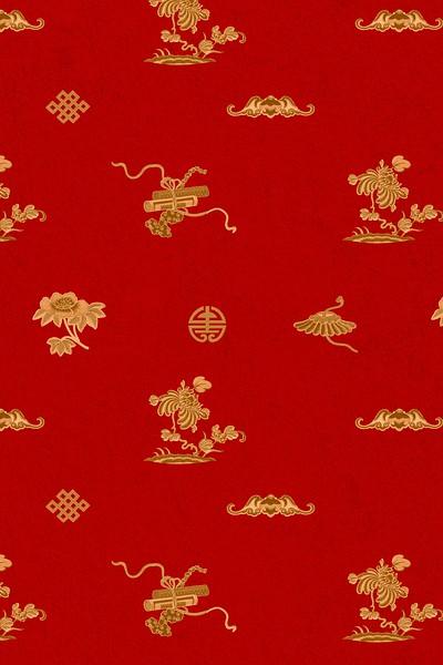 Chinese gold traditional pattern psd | Premium PSD - rawpixel