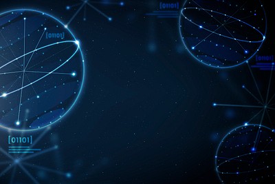 Geometry education blue background psd | Premium PSD - rawpixel