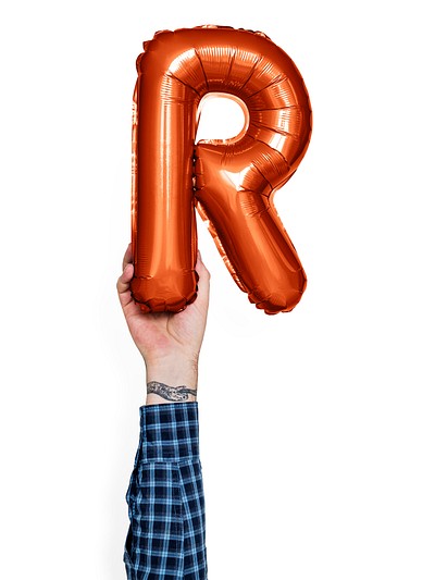 R png English alphabet, balloon | Premium PNG - rawpixel
