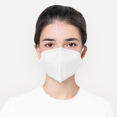 Basic white mask psd mockup | Premium PSD - rawpixel