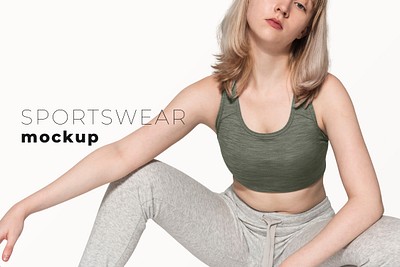 Editable sportswear mockup psd template | Premium PSD - rawpixel