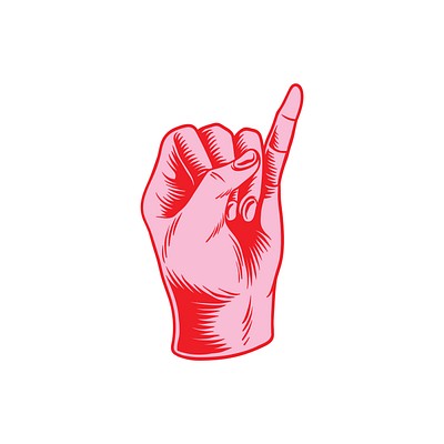 Illustration pinkie promise finger sign | Premium Vector Illustration ...