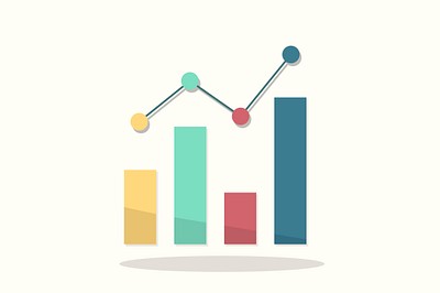 Illustration of statistics icon | Premium Vector - rawpixel