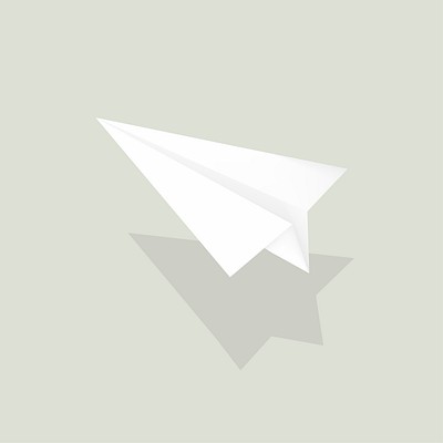 Vector of paper plane icon | Premium Vector - rawpixel