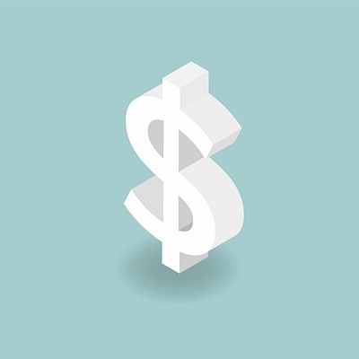 Vector icon of dollar sign | Free Vector - rawpixel