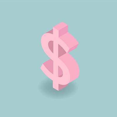 Vector icon of dollar sign | Free Vector - rawpixel