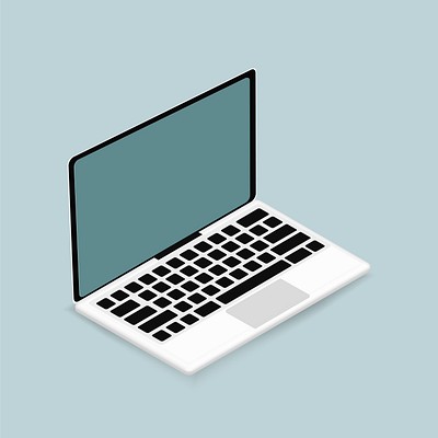 Vector icon of computer laptop | Premium Vector - rawpixel