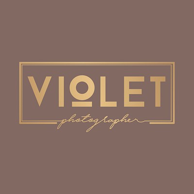 Violet photographer logo badge vector | Premium Vector - rawpixel