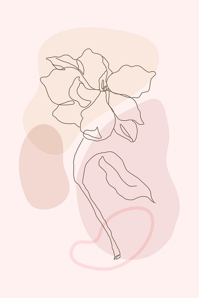 Flower single line art vector | Premium Vector Illustration - rawpixel
