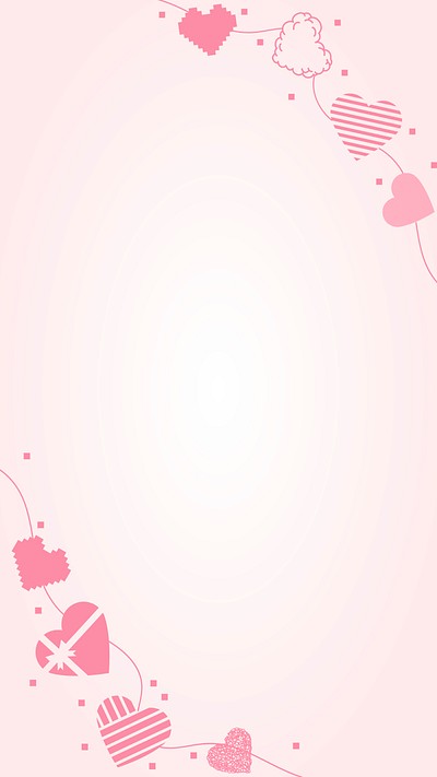 Heart border frame psd, pink | Premium PSD - rawpixel
