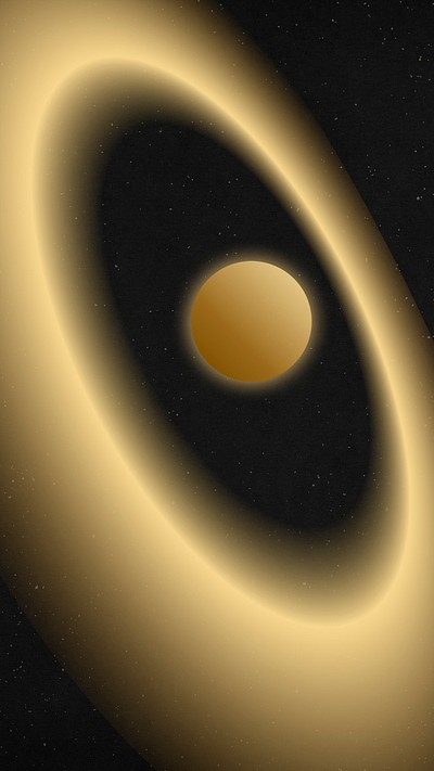 Galaxy saturn iPhone wallpaper, gradient | Premium Photo - rawpixel