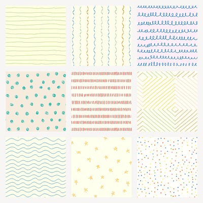 Doodle background, yellow star pattern | Premium PSD - rawpixel