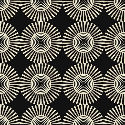 Geometric circle background, seamless round | Premium Vector - rawpixel