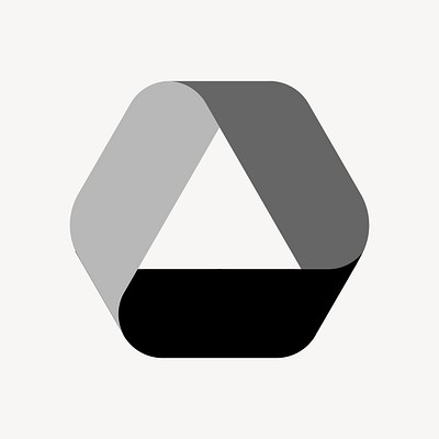 Black triangle badge modern design | Free Photo - rawpixel