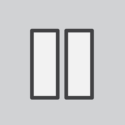 Flat illustration of pause button | Free Vector - rawpixel