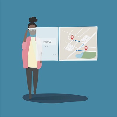 Illustration human avatar using technology | Premium Vector ...