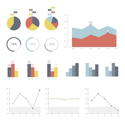 Set elements of infographic | Free Vector - rawpixel