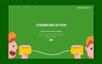 Communication and information website graphic | Free Vector - rawpixel