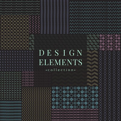 Divider line design elements vector | Premium Vector - rawpixel