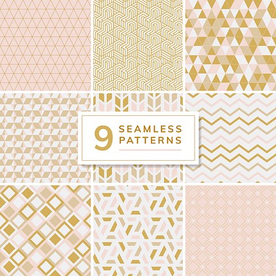 Collection of patterns vector illustration | Premium Vector - rawpixel